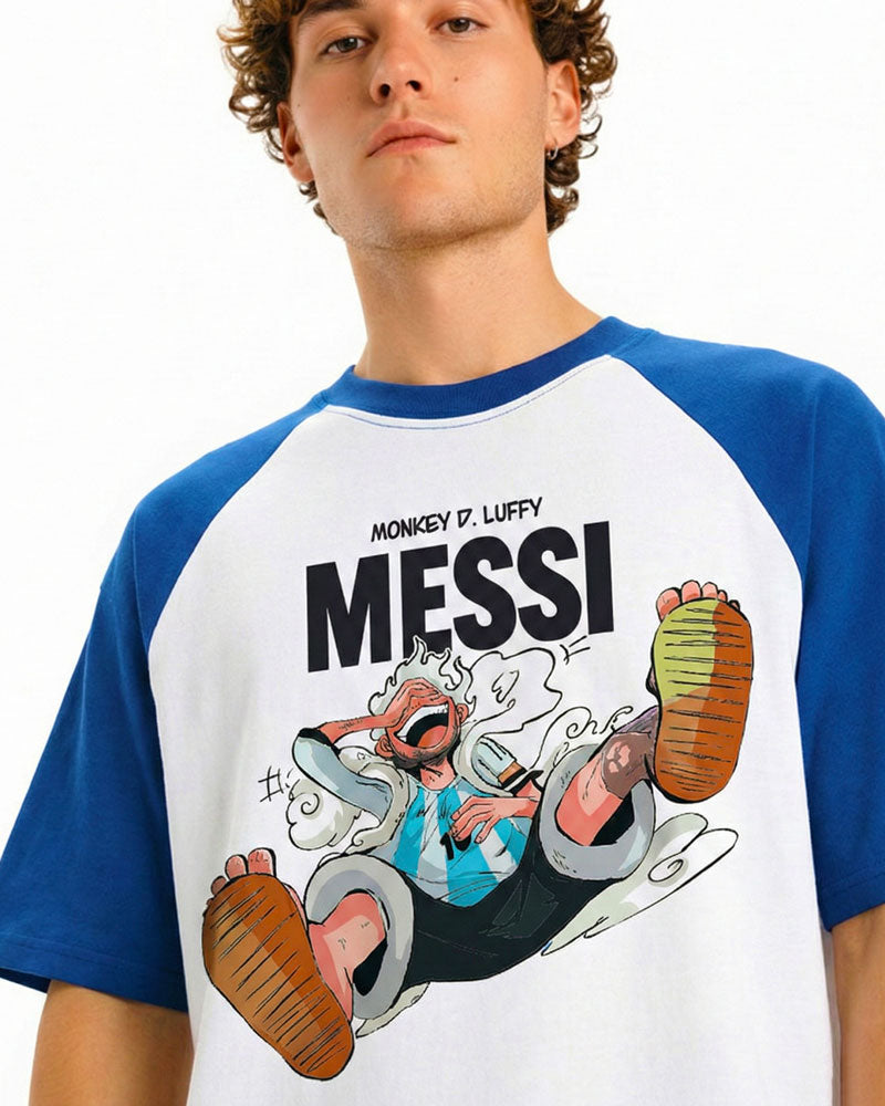 MESSI LUFFY OVERSIZED T-SHIRT – Culture Shauq